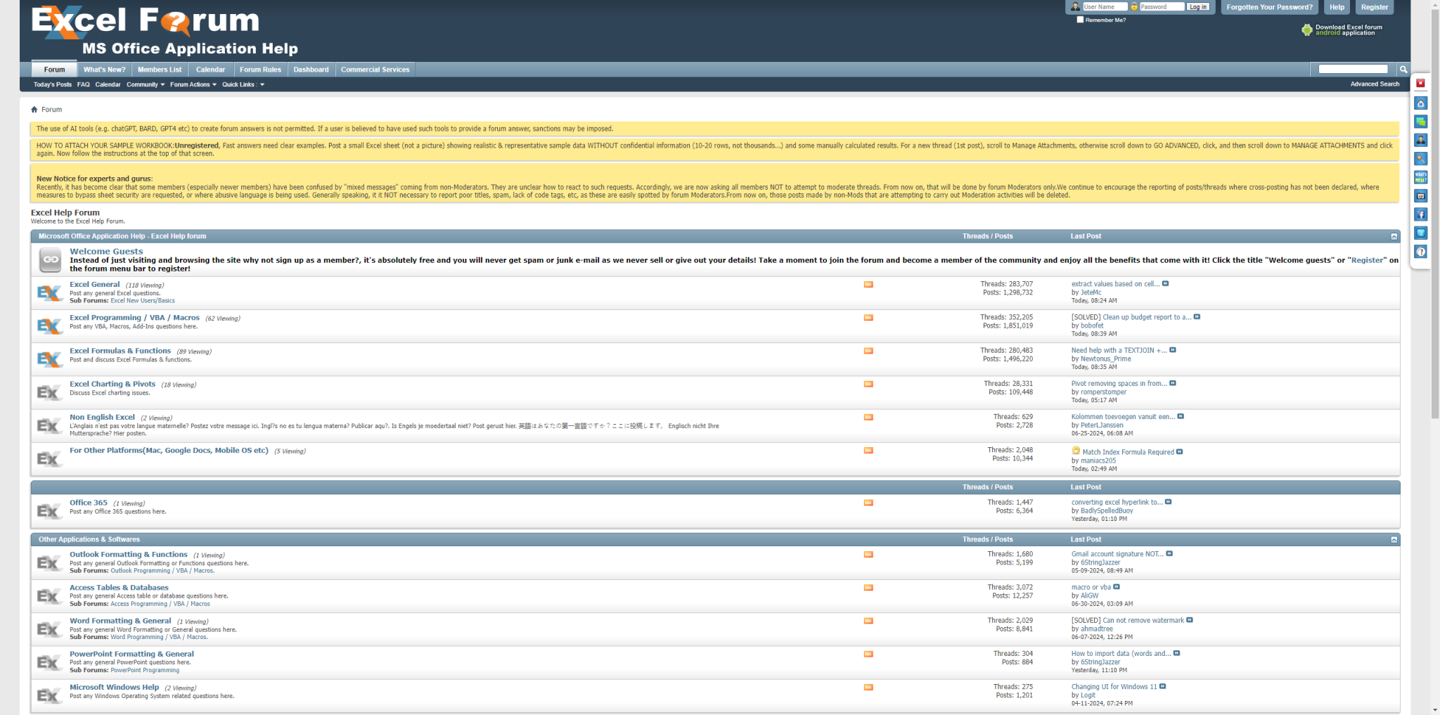 Excel Forums or Community – Excel Practice